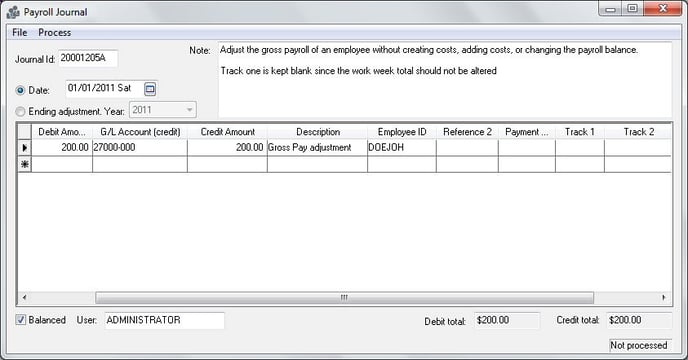 Year End Payroll Adjustments